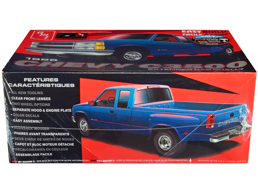 Diecast Model AMT Skill 2 Model Kit 1996 Chevrolet C3500 Extended Cab ...