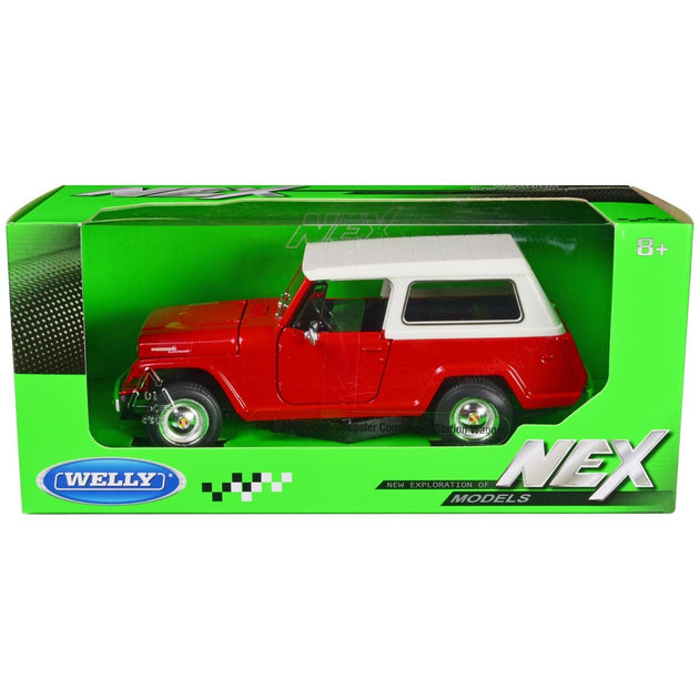 WELLY 1967 Jeep Jeepster Commando Station Wagon With Top Nex Models ...