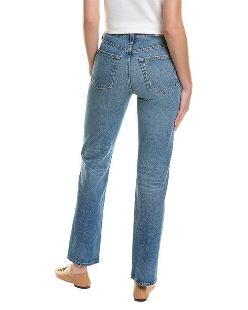AG Jeans Alexxis 18 Years Poplar High-rise Vintage Straight Jean ...
