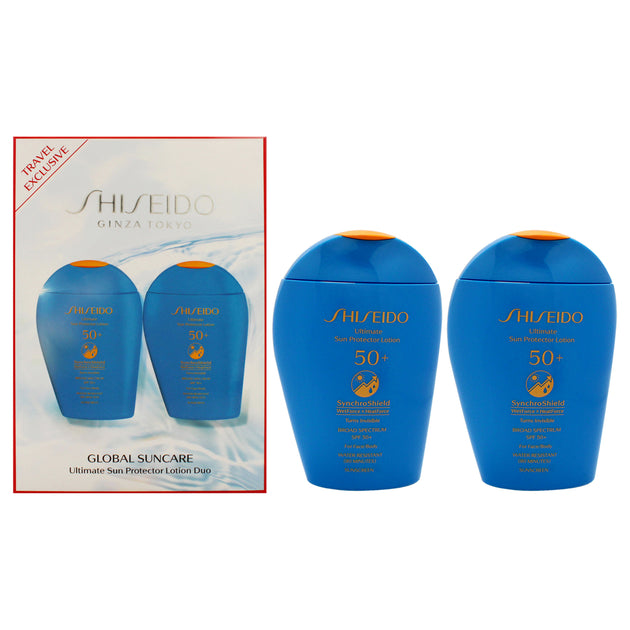 Shiseido Ultimate Sun Protector Lotion Spf 50 Plus Duo By For Women - 2 ...