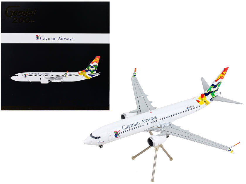 GeminiJets Boeing 737 Max 8 Commercial Aircraft "cayman Airways" White ...
