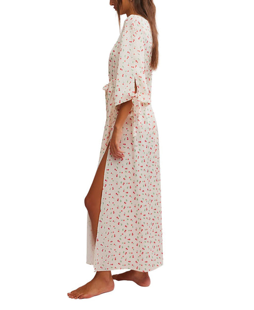 Free People First Blush Robe In Ivory Combo | ShopSimon