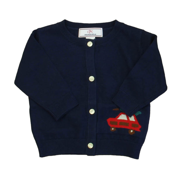Classic Prep Unisex Medieval Blue | Woody Cardigan | ShopSimon