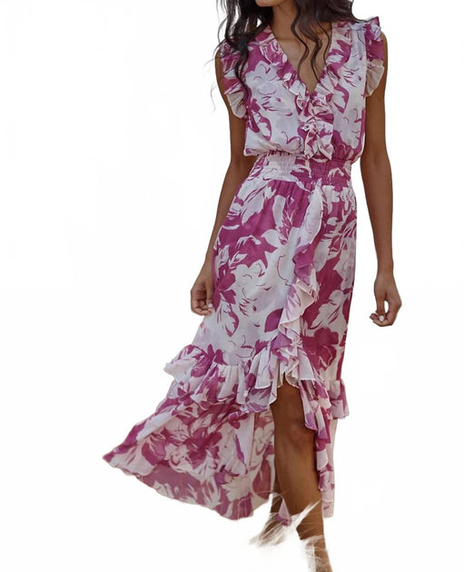 Misa Los Angeles Kidada Dress In Fuchsia | ShopSimon