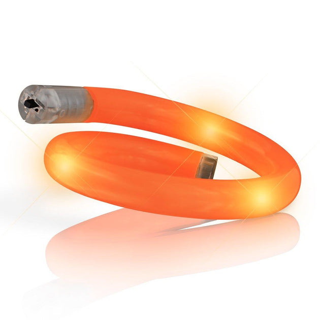 Blinkee Light Up Tube Bracelet, Orange | ShopSimon