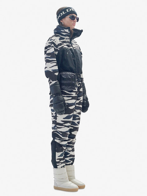 Holden W Powder Suit - Zebra | ShopSimon