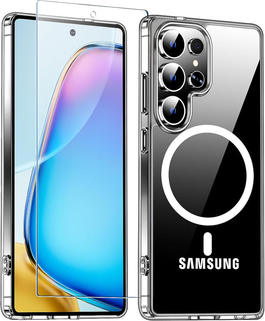 ENTRONIX Bundle Compatible With Galaxy S25 Ultra - [magnetic] Clear ...