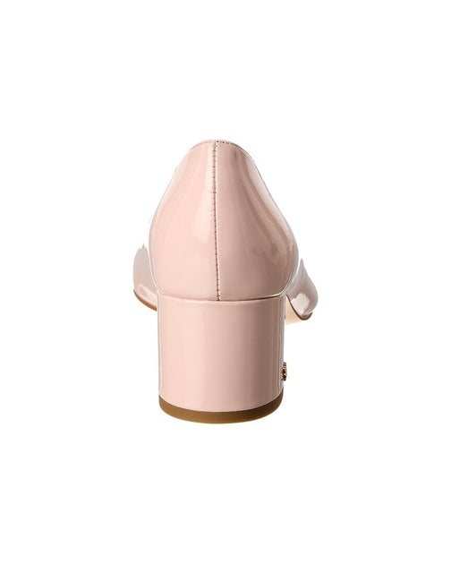 Stuart Weitzman Bridget 50 Block Patent Pump | ShopSimon
