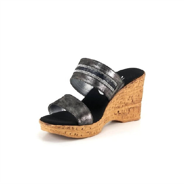ONEX Women's Amellia Wedge In Black | ShopSimon
