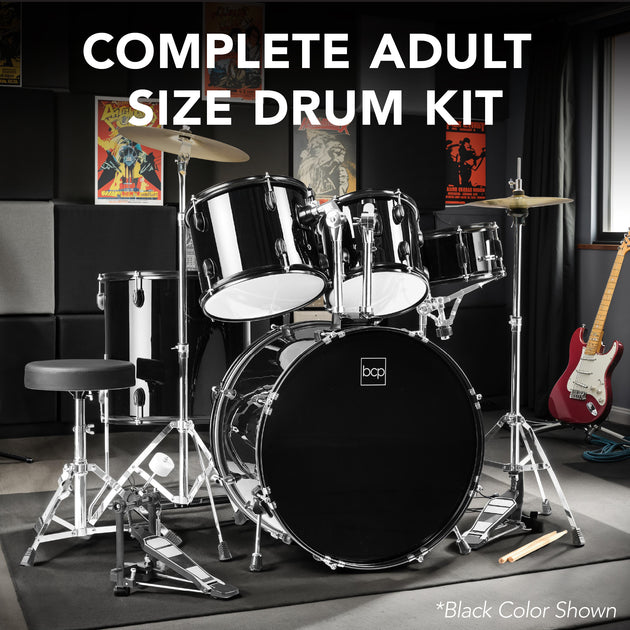Best Choice Products 5-piece Beginner Drum Set W/ Snare, Bass, Toms ...