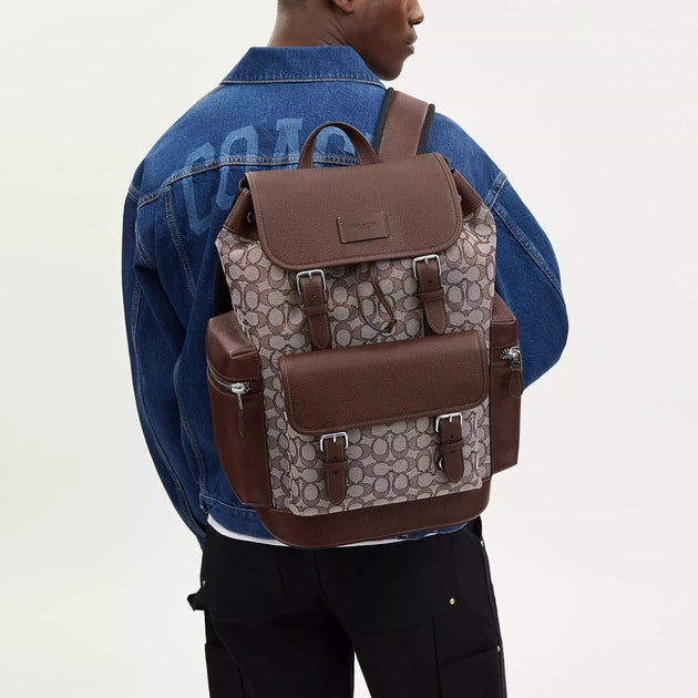 Coach Outlet Sprint Backpack In Signature Jacquard | ShopSimon