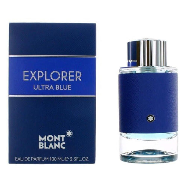 Mont Blanc 2pcs Combo Explorer Ultra Blue Eau De Parfum Men's Cologne 3 ...