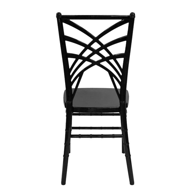 CSP Commercial Seating Product Black Stacking Dining Chair | ShopSimon