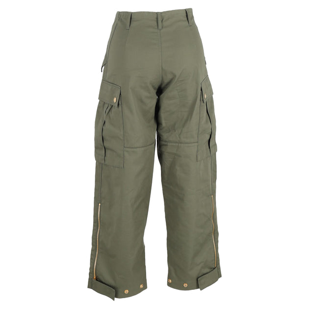 CELINE Cargo Pants In Green Cotton | ShopSimon
