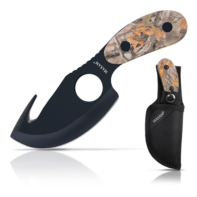 Maxam Skmxskin Camo Fixed Blade Knife | ShopSimon