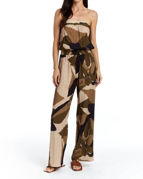 DREW Justina Jumpsuit In Olive | ShopSimon
