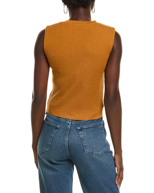 St. John Knit Wool & Silk-blend Shell | ShopSimon