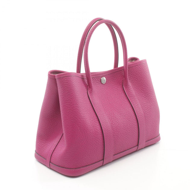 Hermes Pink Rose Country Leather Tote Bag (pre-owned) | ShopSimon