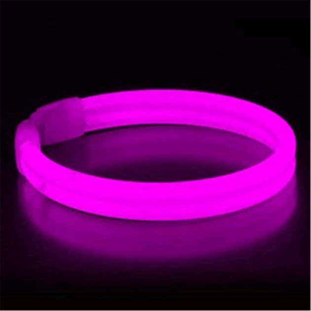 Blinkee Wide Glow Stick 8 In. Bracelet Pink - Pack Of 30 | ShopSimon