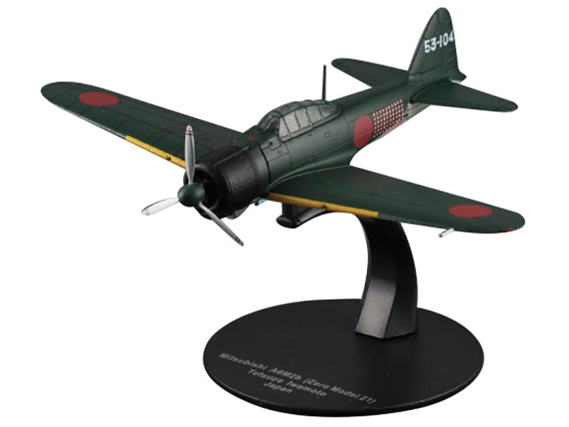 DeAgostini Mitsubishi A6m2b (zero Model 21) Aircraft "tetsuzo Iwamoto ...