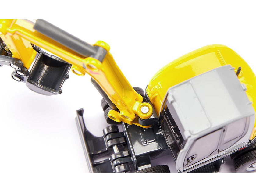 SIKU Wacker Neuson Ew65 Mobile Excavator Yellow And Gray 1/50 Diecast ...