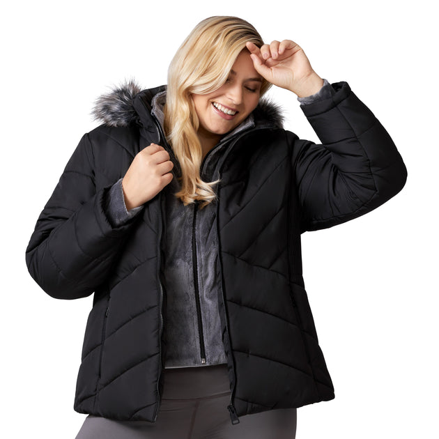 Free Country Women's Plus Size Brisk Ii Parka Jacket | ShopSimon