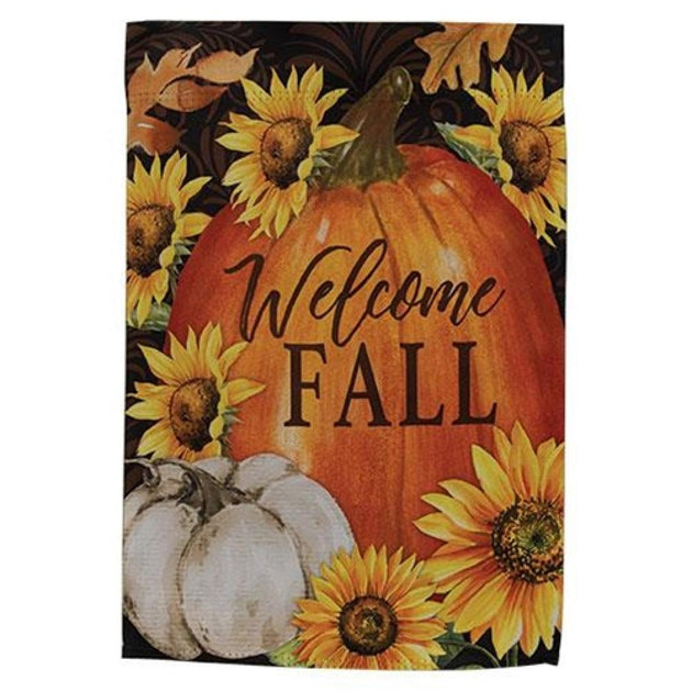 HomeGifo Welcome Fall Pumpkins Garden Flag | ShopSimon