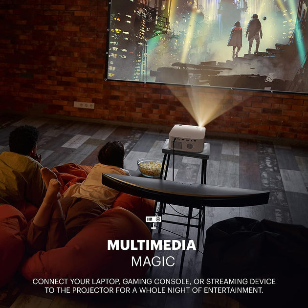 Kodak Flik X10 Full Hd Projector Kit, 1080p Movie Projector Bundle With ...