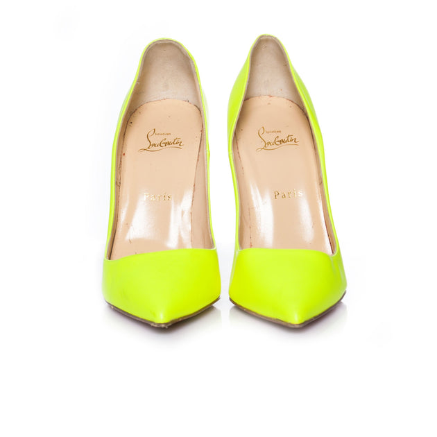 Christian Louboutin Neon yellow pump | ShopSimon