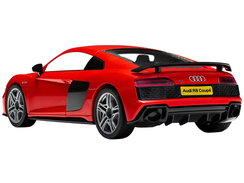 Airfix Quickbuild Skill 1 Model Kit Audi R8 Coupe Red Snap Together ...