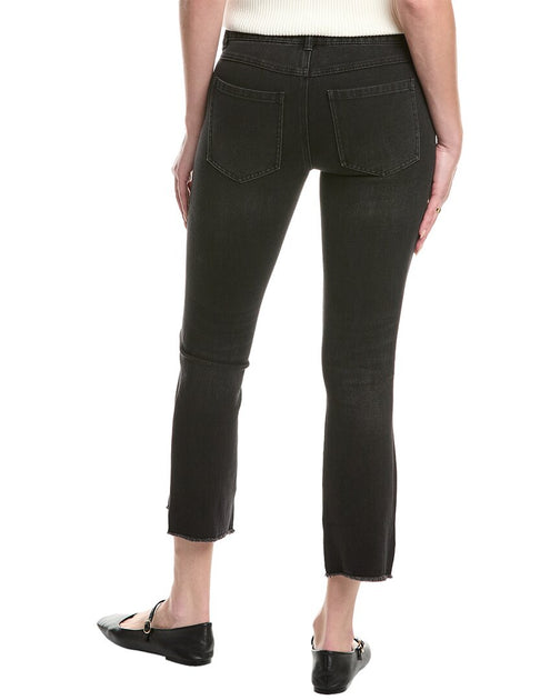 cabi High-low Washed Black Crop Jean | ShopSimon