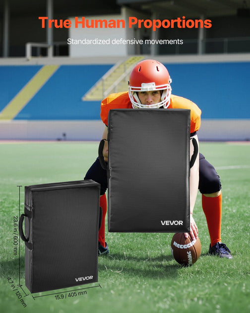 OUTDOOR SPRITZ 24x16in Football Blocking Tackle Dummy Heavy Duty Kick ...