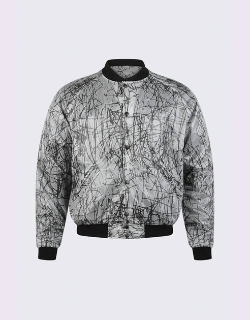 RtA Atticus Jacket In Black Lines | ShopSimon