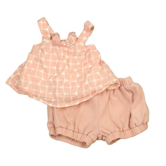 mabel + honey Girls Pink | White Apparel Sets | ShopSimon