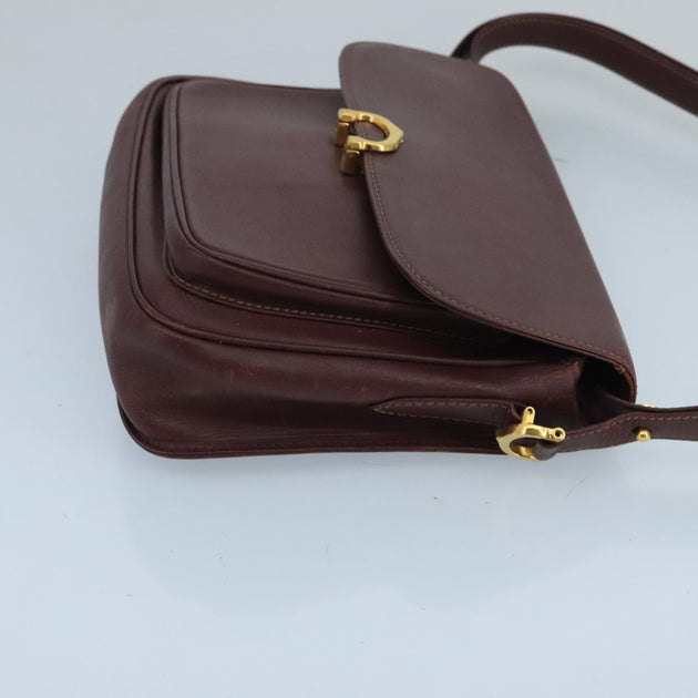Cartier Must De Leather Shoulder Bag (pre-owned) | ShopSimon