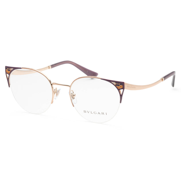 Bulgari Women's 53 Mm Pink Gold Purple Opticals | ShopSimon