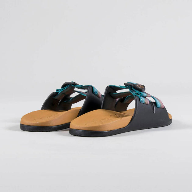 Chaco Men's Chillos Slide Sandal In Rising Teal | ShopSimon