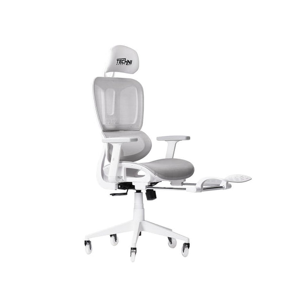 Techni Sport AIRFLEX2.0 White Mesh Gaming Chair | ShopSimon