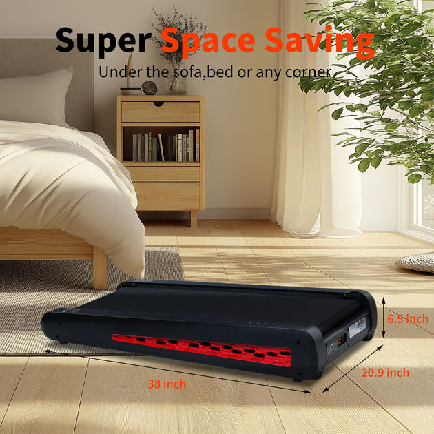 CARDIORAKK 7° Incline Walking Pad Treadmill - Portable Compact ...