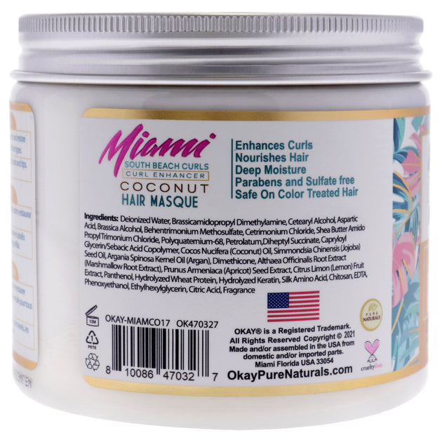 Okay Miami South Beach Curls - Curl Enhancing By For Women - 17 Oz ...