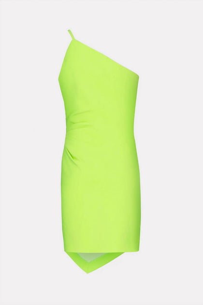 MILLY Naya Cady Dress In Neon | ShopSimon