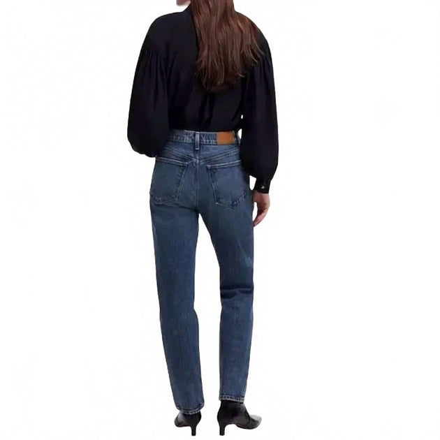 Madewell The '90S Straight Crop Jeans In Concho Wash Nt88 | ShopSimon