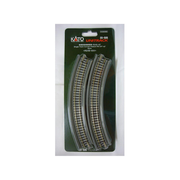 Kato 9.75 In. Single Track Viaduct Curved - 2 Pieces | ShopSimon