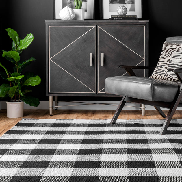nuLOOM Rylie Buffalo Plaid Flatweave Area Rug | ShopSimon