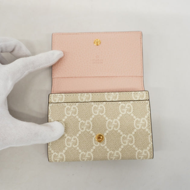 Gucci Pink Pvc Card Case (pre-owned) | ShopSimon