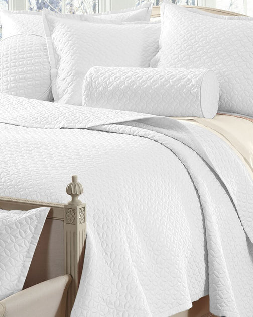 Cuddledown Sateen Meridian Quilted Sham - Standard | ShopSimon