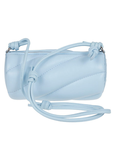 Fiorucci Light Blue Leather Mini Mella Bag | ShopSimon