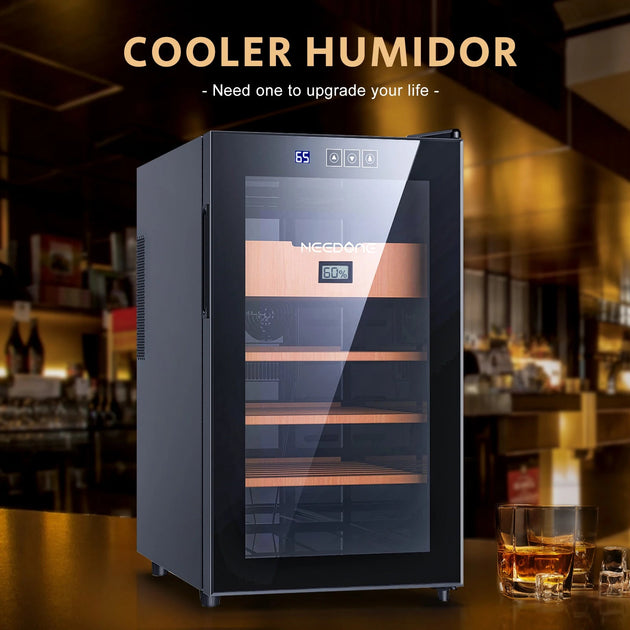 PROXXI 48L Cooler Humidor, Electronic Cooler Humidor with Heating (300 ...