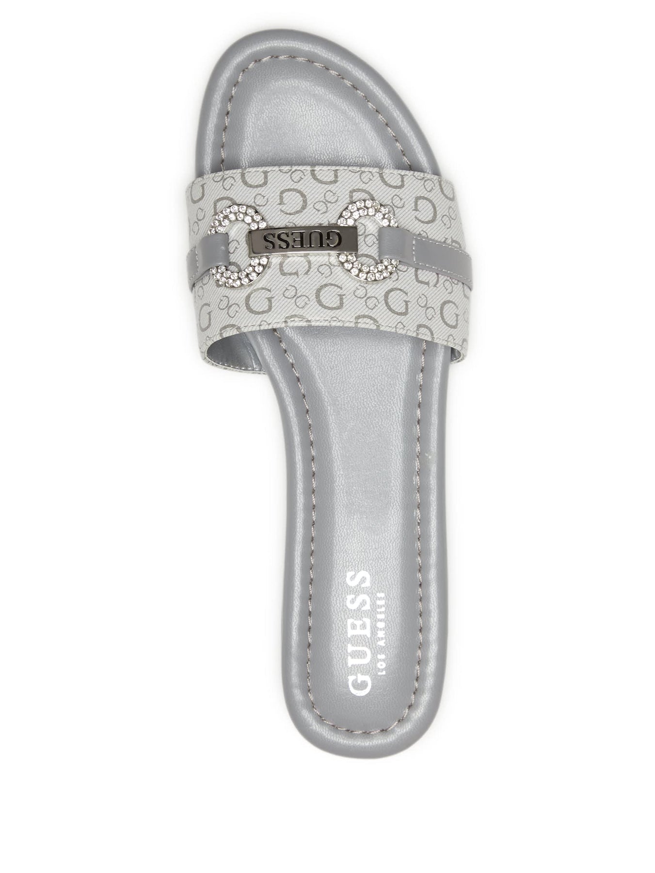 Guess Factory Lamera Logo Slide Sandals | ShopSimon