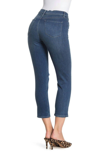 J BRAND Ruby High Rise Crop Cigarette Jeans In Catch Destruct | ShopSimon